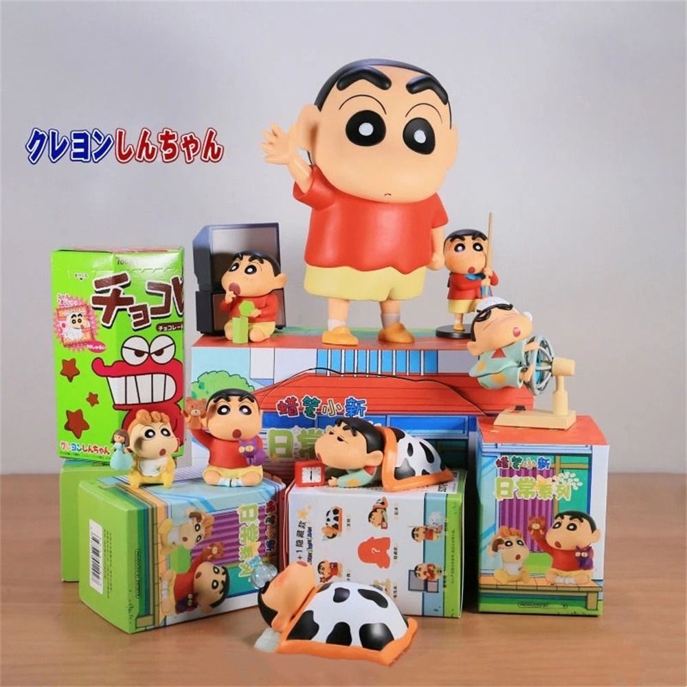 Birthday Gift 9cm Daily Series Pajamas Shinchan White Dog Model Toy ...