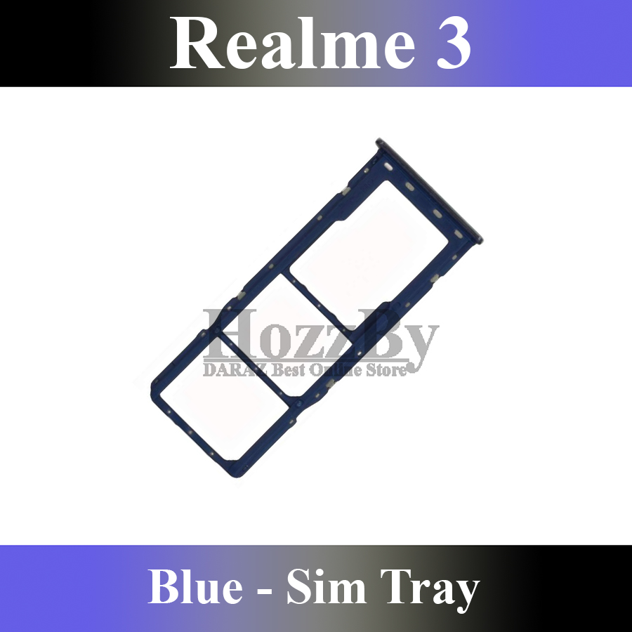 Realme 3 SIM Tray Sim Jacket Sim Slot Sim Door For Realme 3 - Blue ...