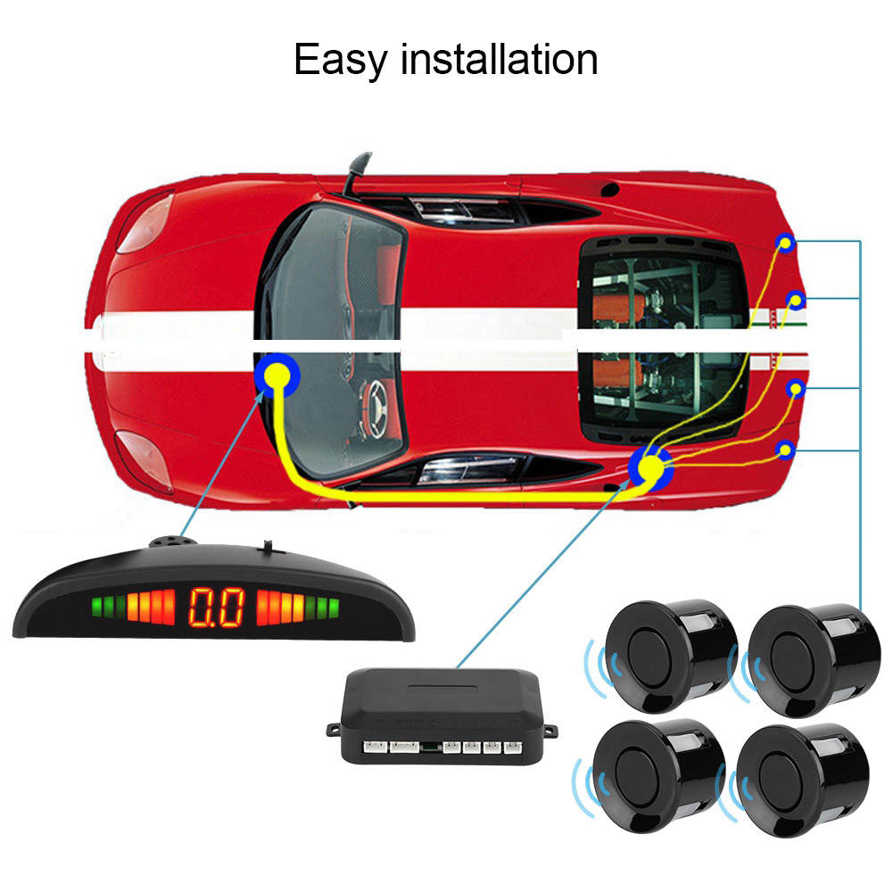 Reversing radar sensor universal parking with 4 Buzzer probes Parking ...