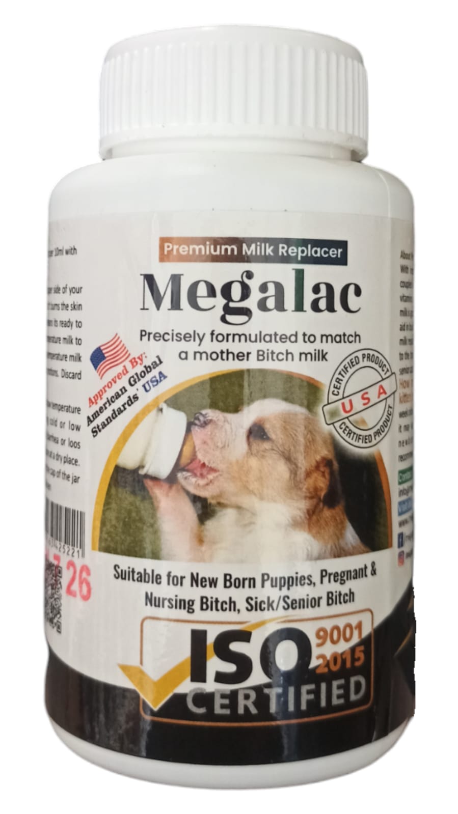 MEGALAC PUPPY MILK REPLACER FOR PUPPIES AND PREGNANT & NURSING BITCHES ...