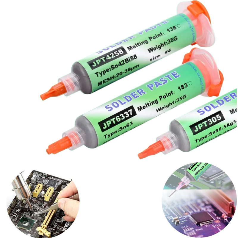 Professional 138/151/183 ℃ Melting Point 20g Solder Paste Solder Needle ...
