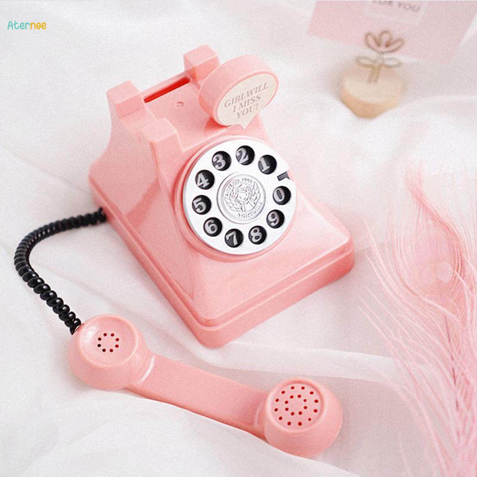 Phone Money Saving Box Vintage Telephone Money Saving Pot Decorative ...