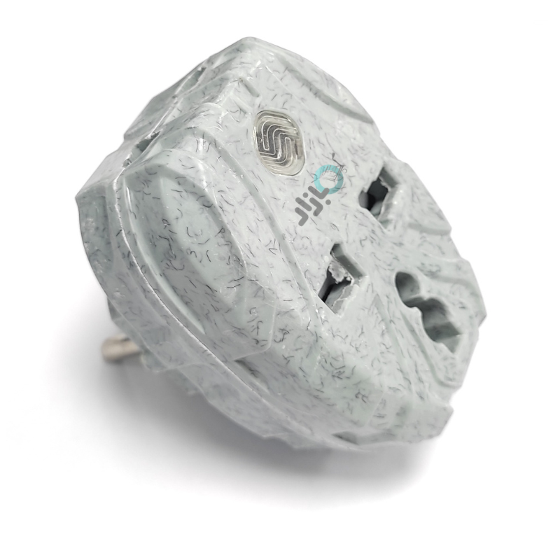 3 Pin to 2 Pin Multi Power Plug Adapter 13A/250V Solid PVC Material ...