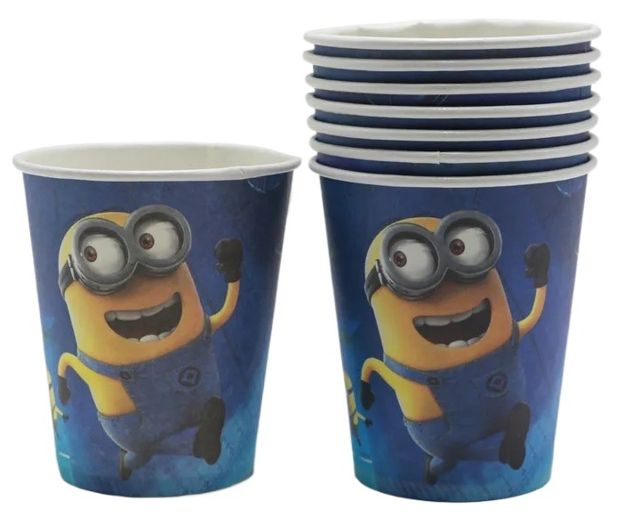 Disposable Cups / Glass – Minions – Birthday Party Decoration ...
