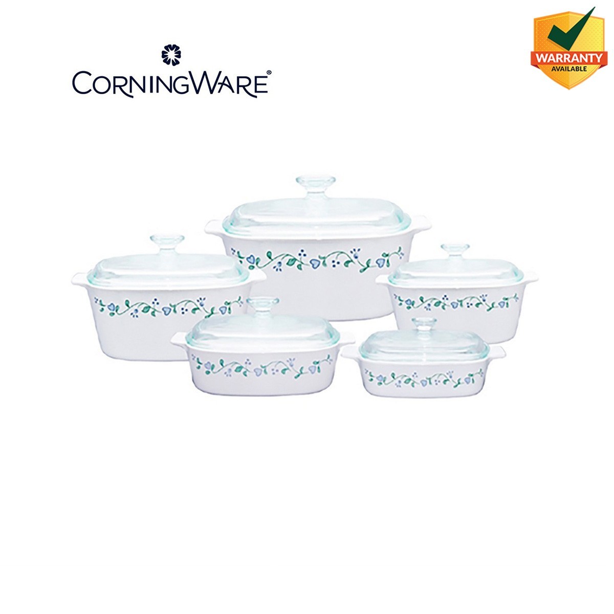 CorningWare Classics 10-piece Pyroceram Cookware Set | Daraz.pk