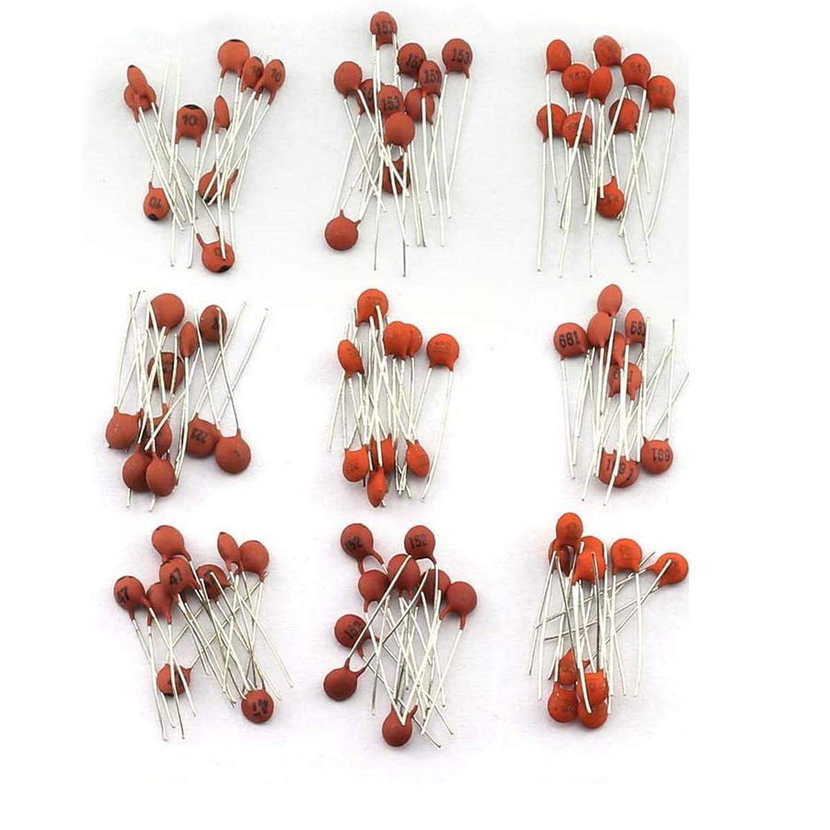 300pcs Ceramic Capacitors Assorted Kit 30 Commonly Used Values ...