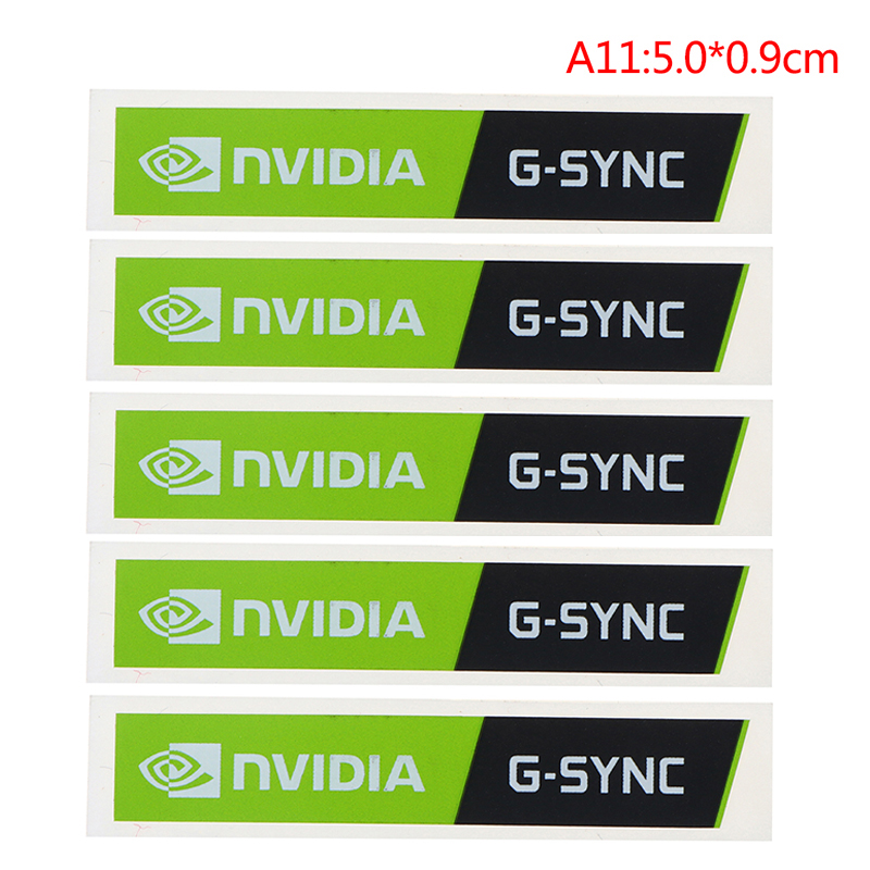 5PCS New NVIDIA GTX GEFORCE Laptop Desktop Label Decorative Sticker ...