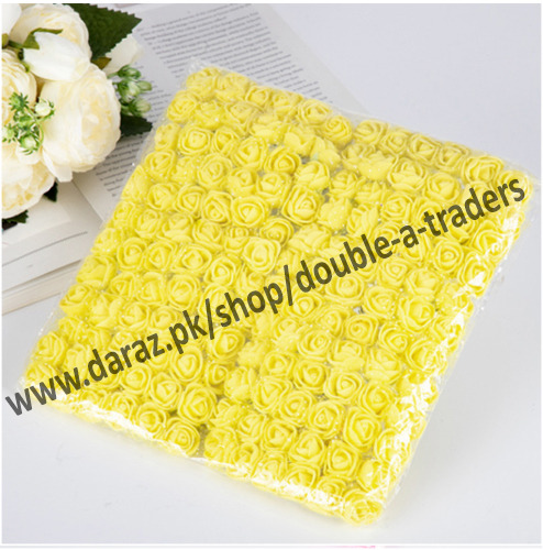 48Pcs of 2cm Mini Foam Rose Artificial Flower Multicolor Rose Flower ...