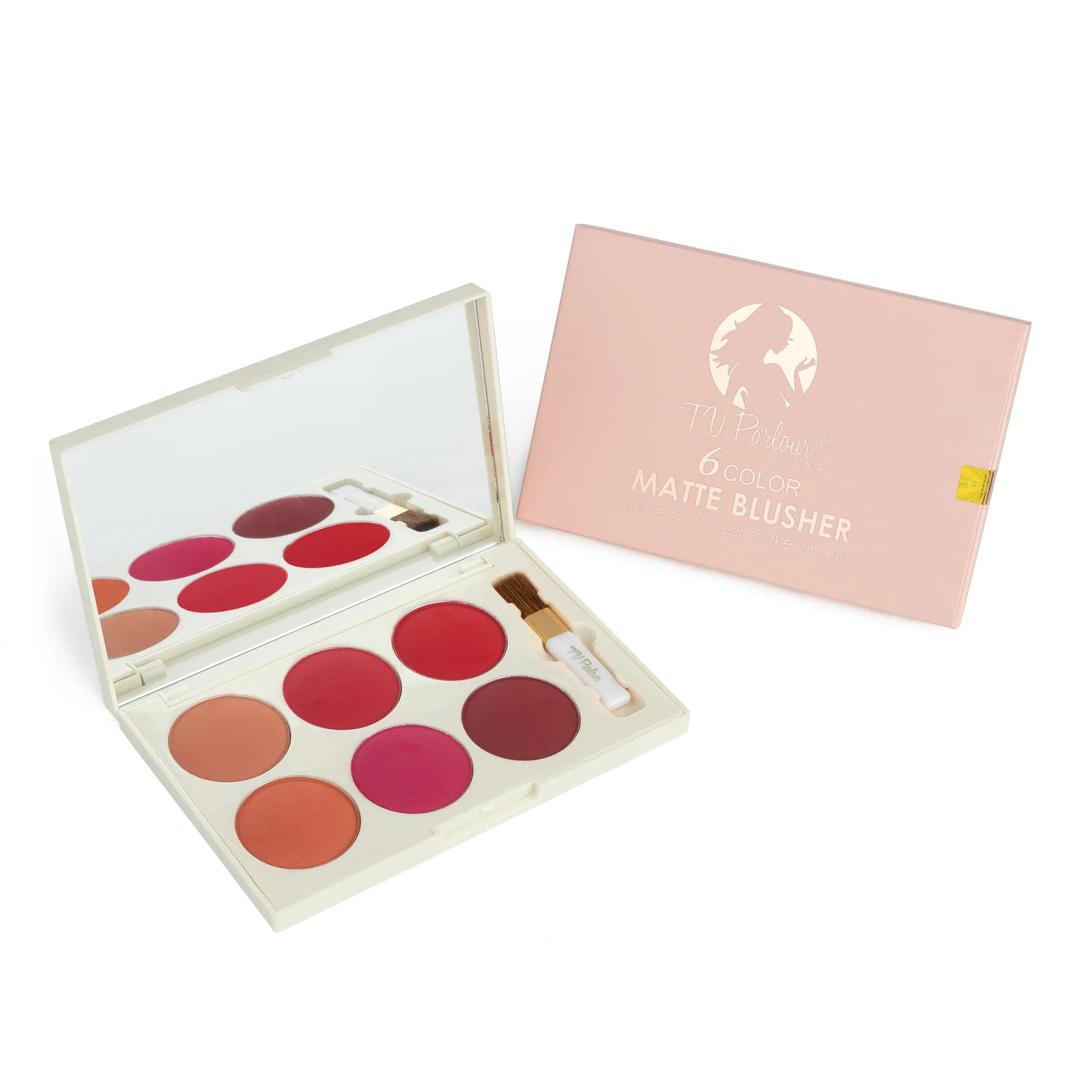 TV PARLOUR Original Matte Blush on kit 6 IN 1 Professional Blush ...