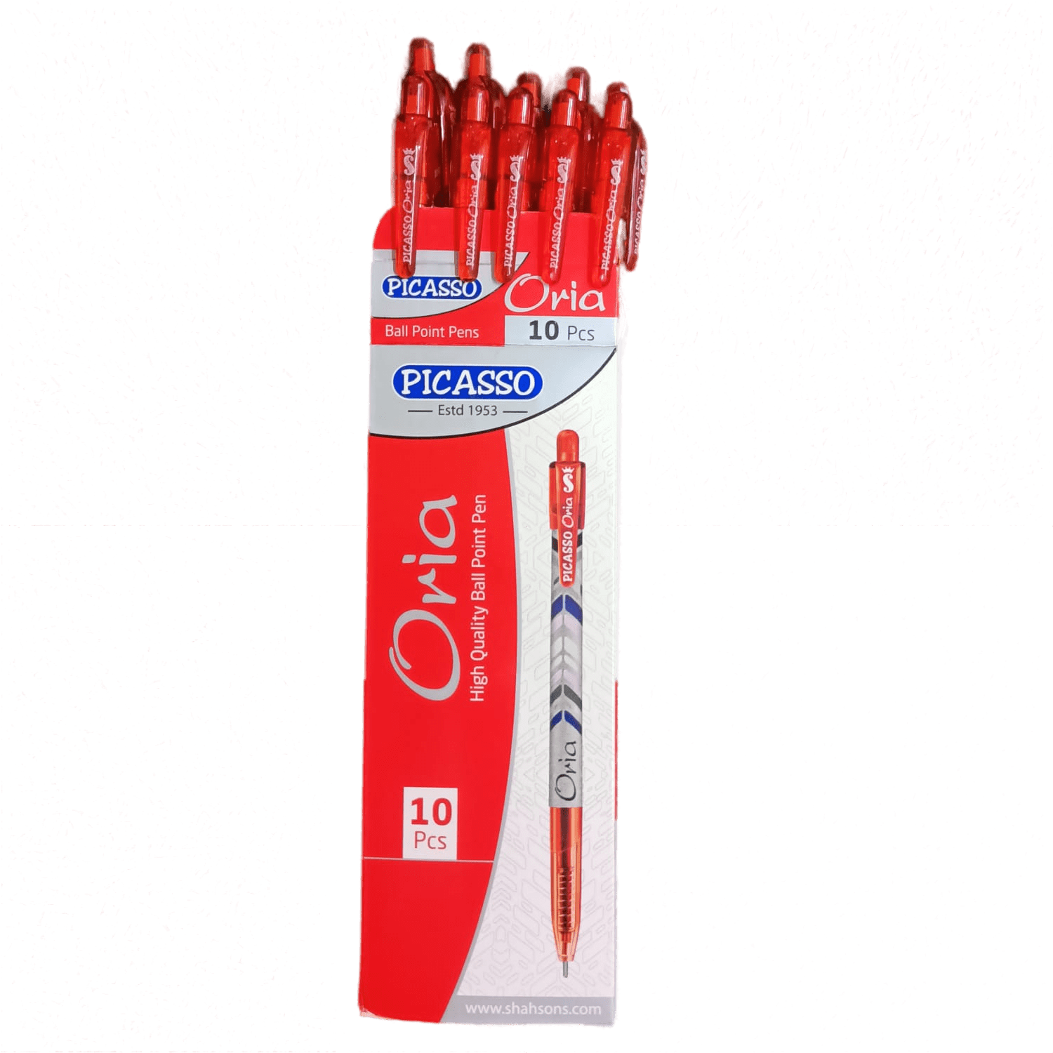 Picasso Oria Pen - Ballpoint - Pack of 10 Pen Box - Ball Pen - School ...