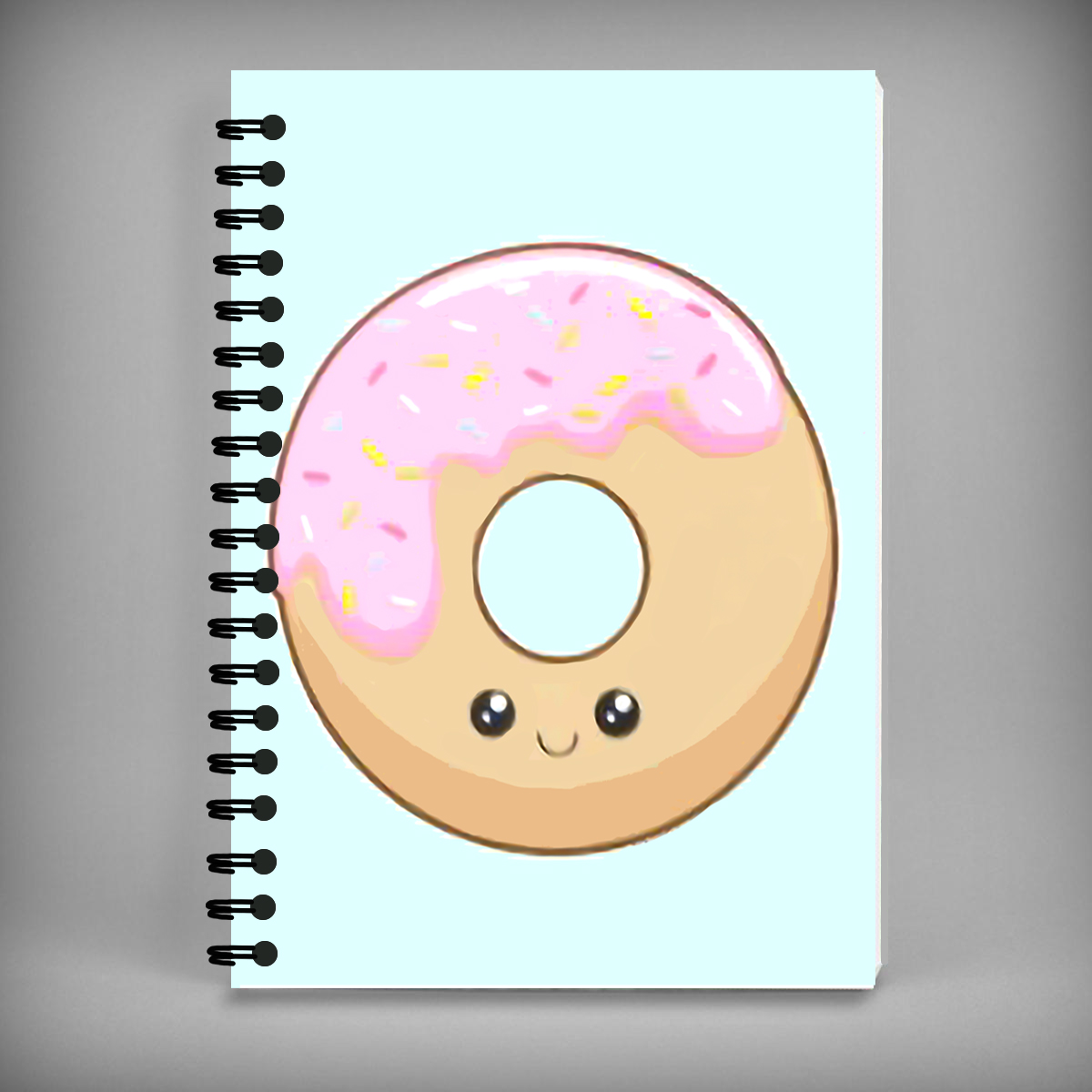 Notebook - Cute Donut Cover for Girls University and College Subjects ...