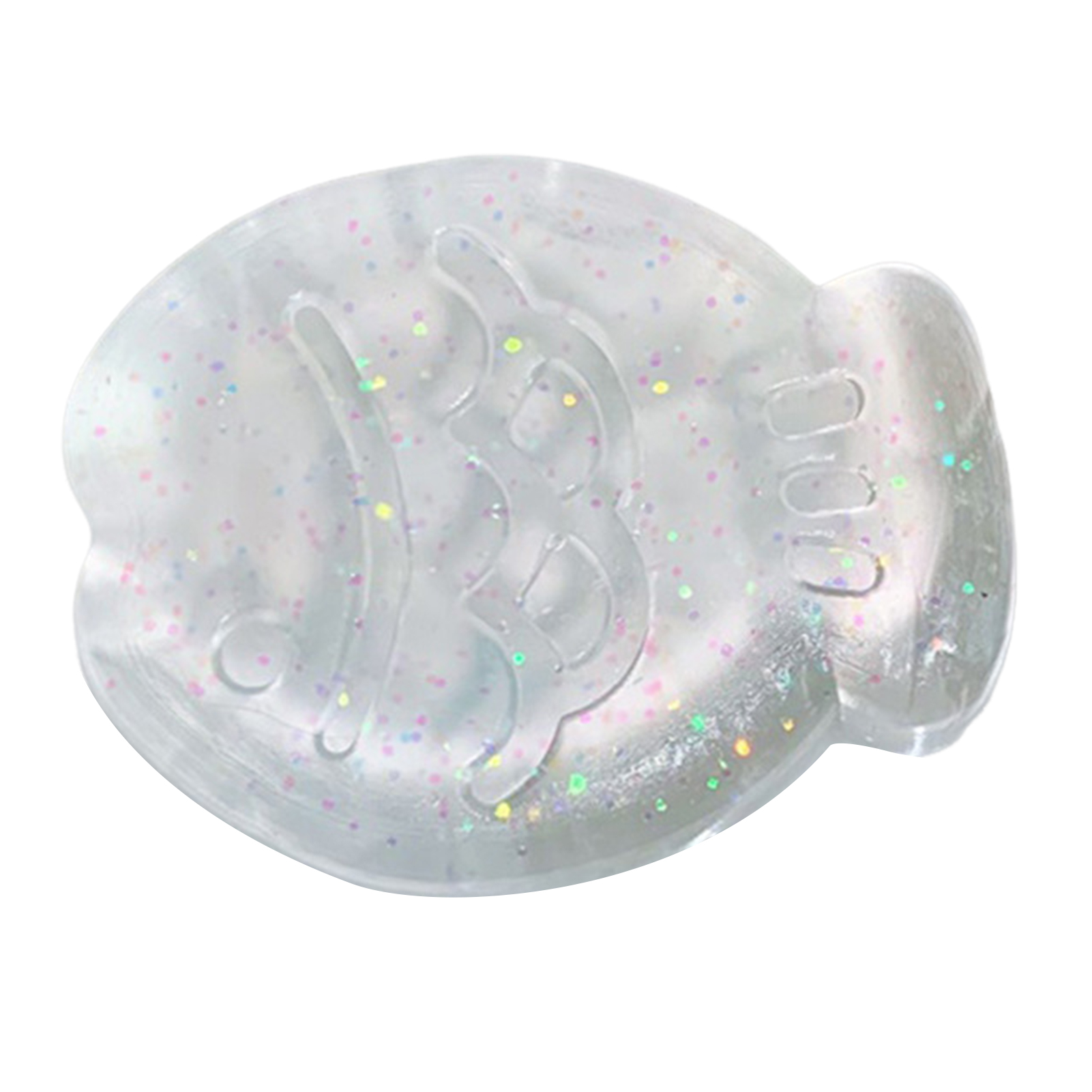 Vividaea Fish Squeeze Toy Glitter Sea Bream Stress Relief Toy Soft Tpr ...