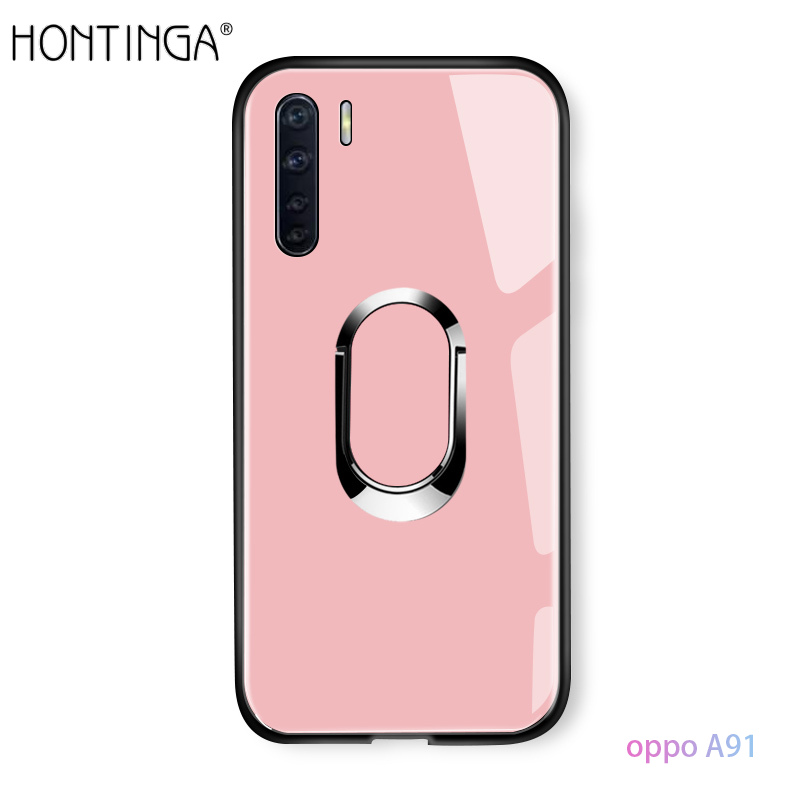 Hontinga for OPPO F15 A91 Reno 3 Back Cover With Solid 360 Roble ...