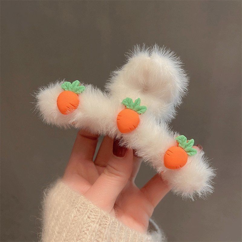 Xingdailu plush hairpin cute Lingna Belle grab clip head cartoon hair ...
