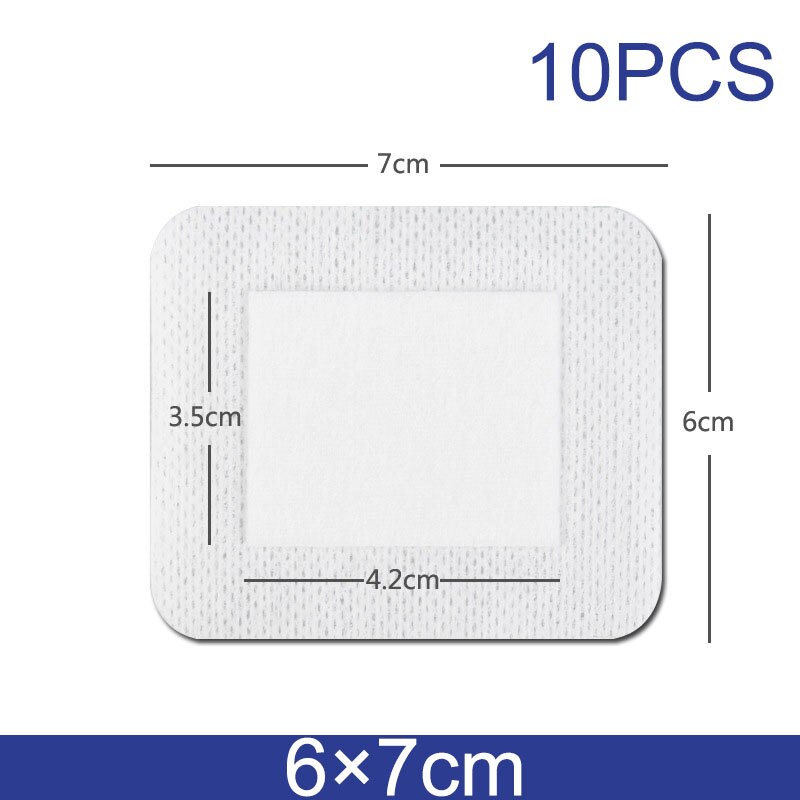 10pcs Sterile Dressing Waterproof Breathable Cushion Adhesive Plaster ...