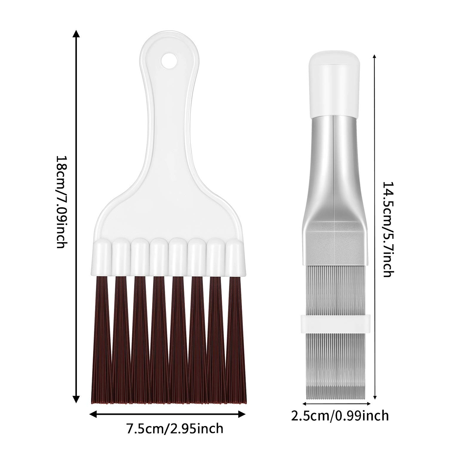 Air Conditioner Condenser Fin Cleaning Brush Coil Comb Stainless Steel ...