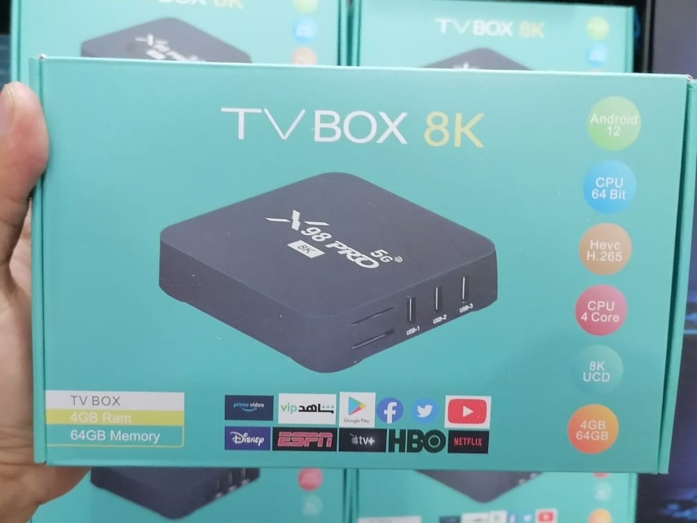 X-98 PRO 8K Smart Tv Box Android 12 Smart Android BOX For LCD LED TV ...