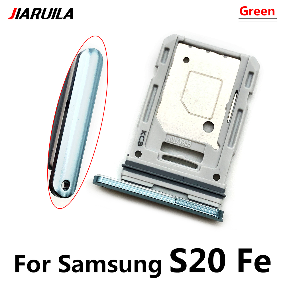 New For Samsung S21 S20 Plus Ultra Fe Dual SIM Card Slot SD Card Tray ...