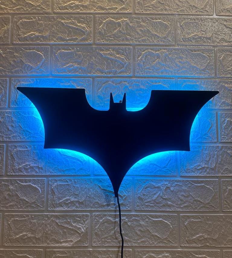 Batman Lamp, Led Gaming Room, Wall Decor | Daraz.pk