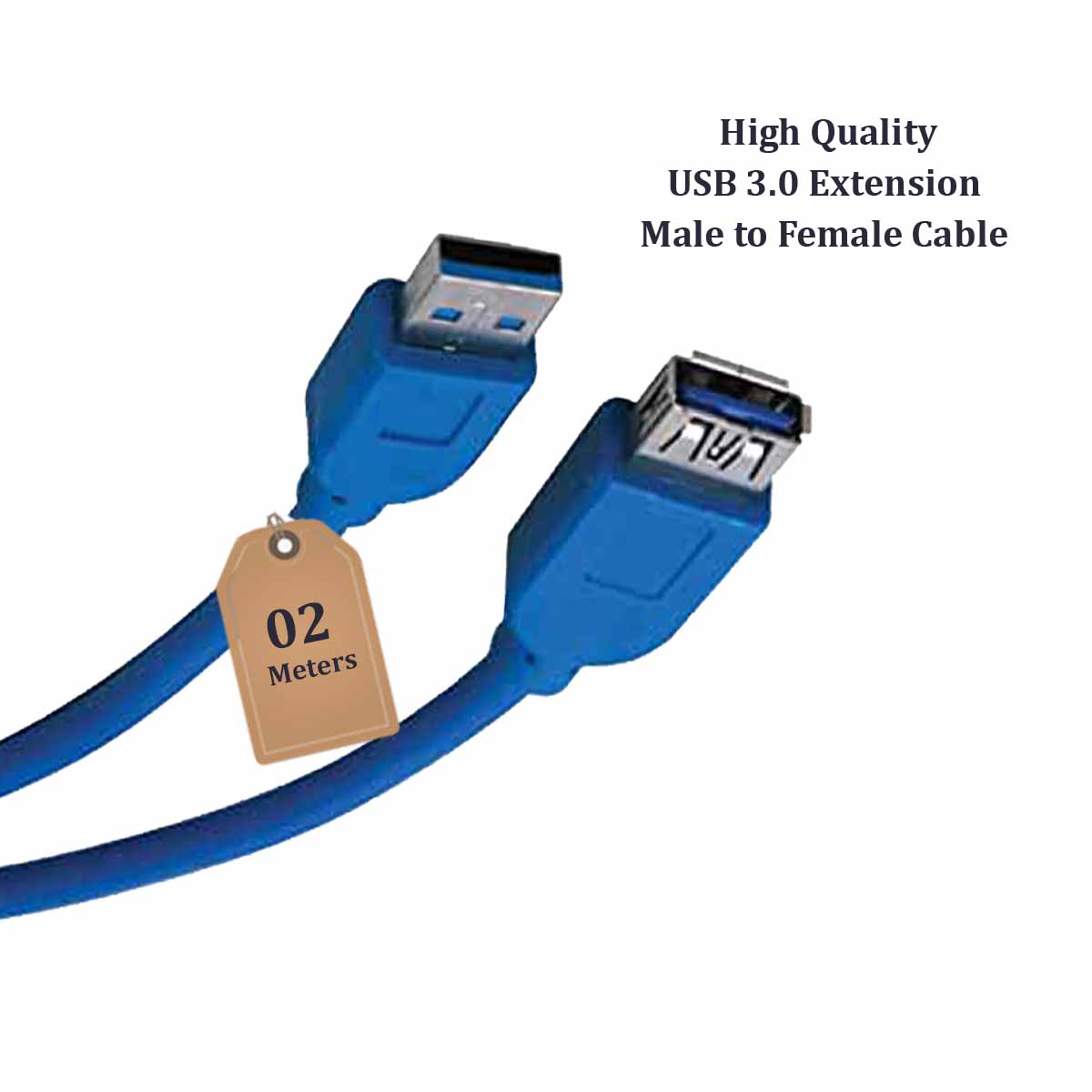 USB 3.0 Extension Cable – 2M(6.6ft) High-Speed Data Transfer, Blue ...