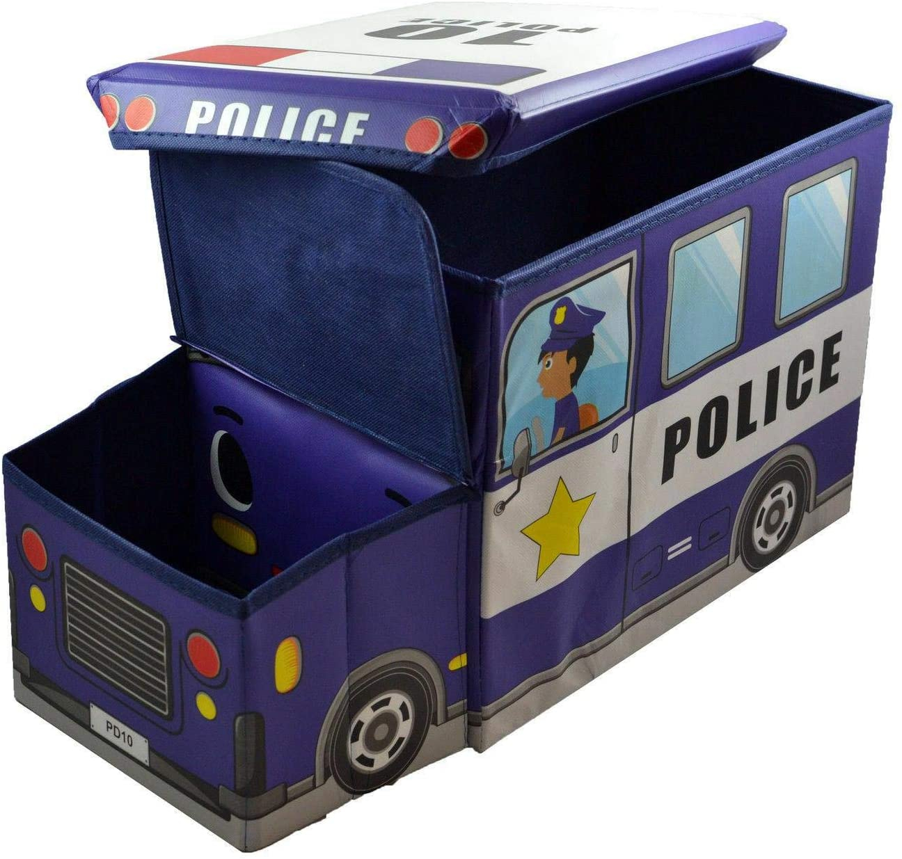 Multi-function Fold Storage Box School Bus Toys Storage Box | Daraz.pk