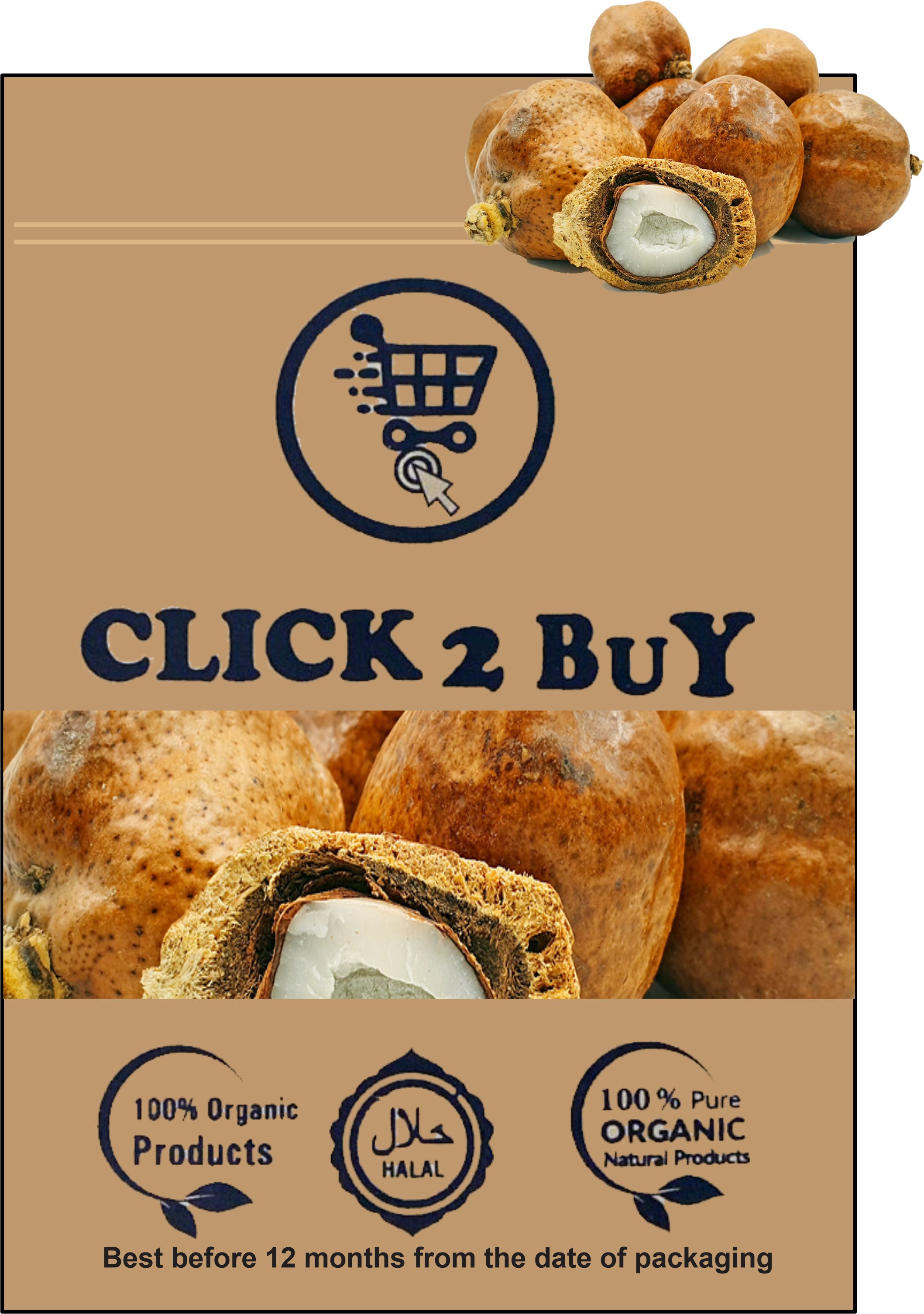 Imported Doum Fruit/ Doum palm/ -100g | Daraz.pk