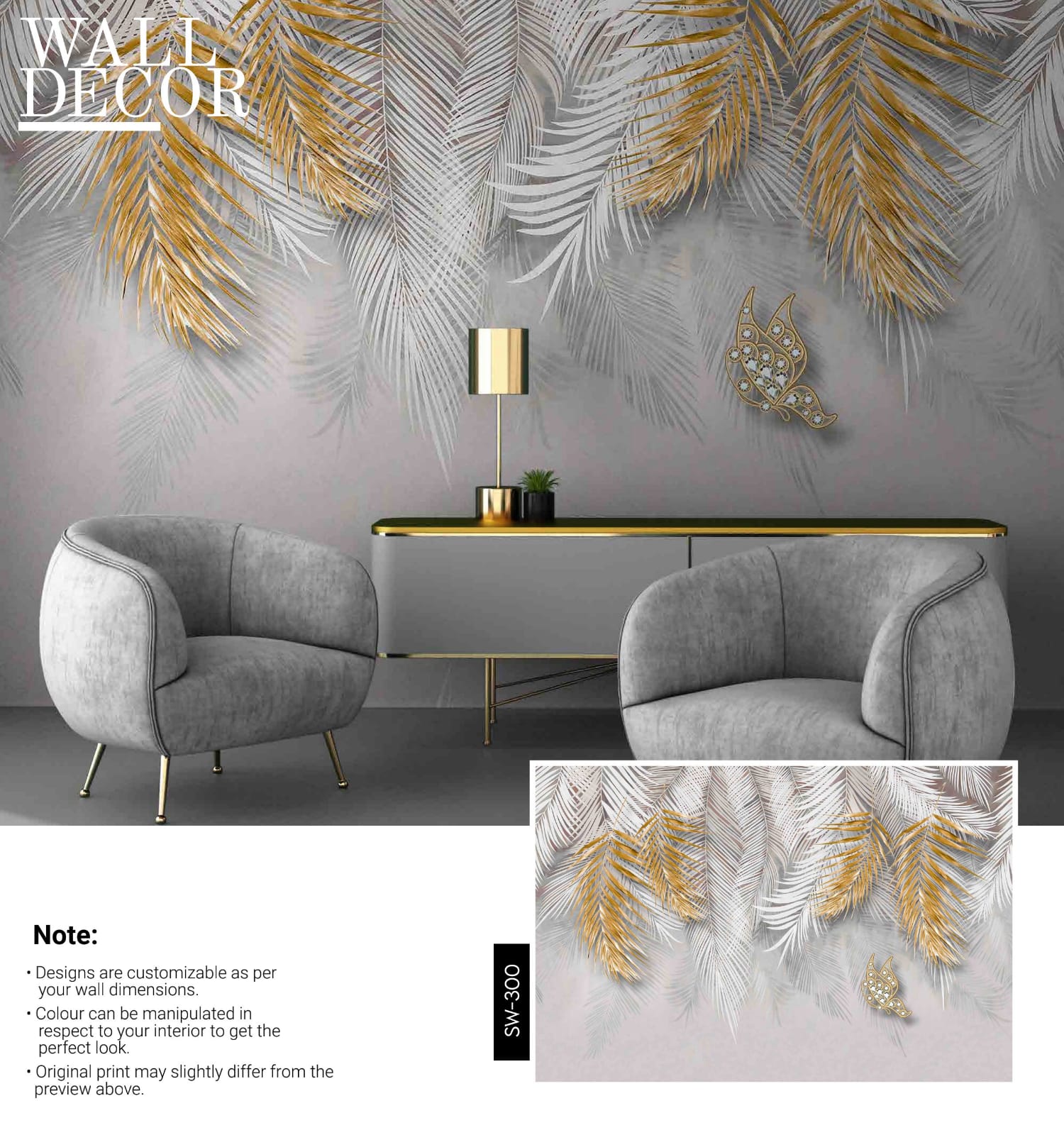 Wall Decor Wallpaper Room Decoration 3D Flex Wallpaper 8*10 Size | Daraz.pk