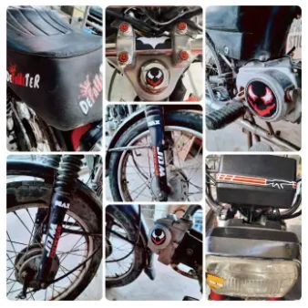 24 X Stickers Kit for All 125cc/70cc Motorcycle Universal Sticker ...