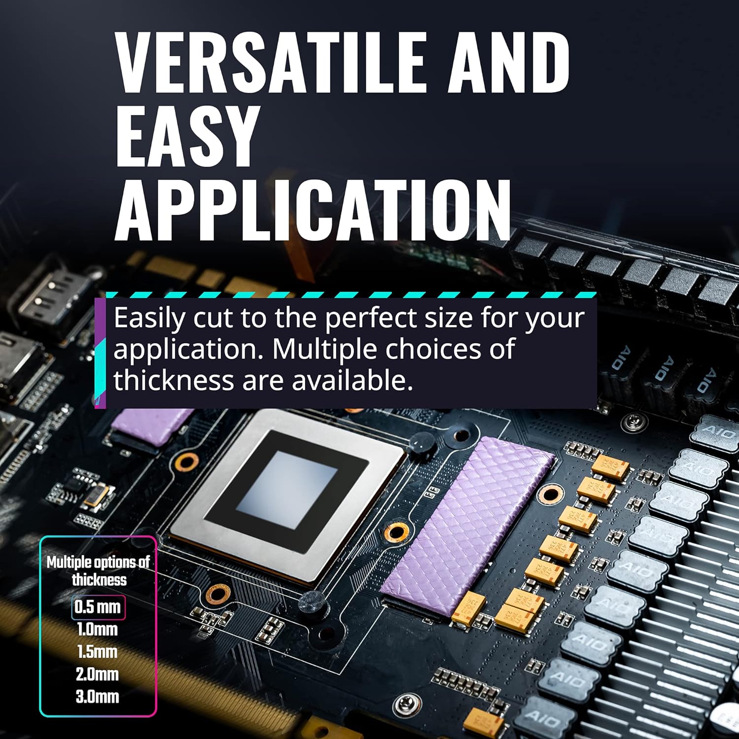 Cooler Master Thermal Pad 0.5 mm High Performance Thermal Pad Nano ...