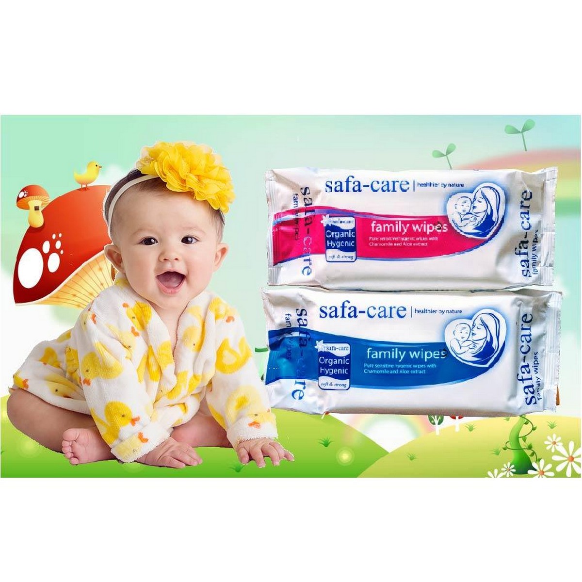 2 Packs of Safa Care Safa-Care Baby Wipes | Daraz.pk