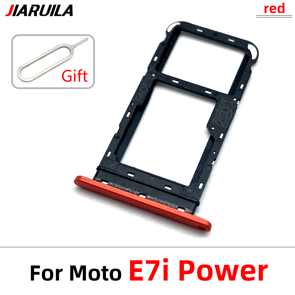 New SiM Tray For Moto E6 Play E6s E7 Plus E7i Power E20 E40 SIM Card ...