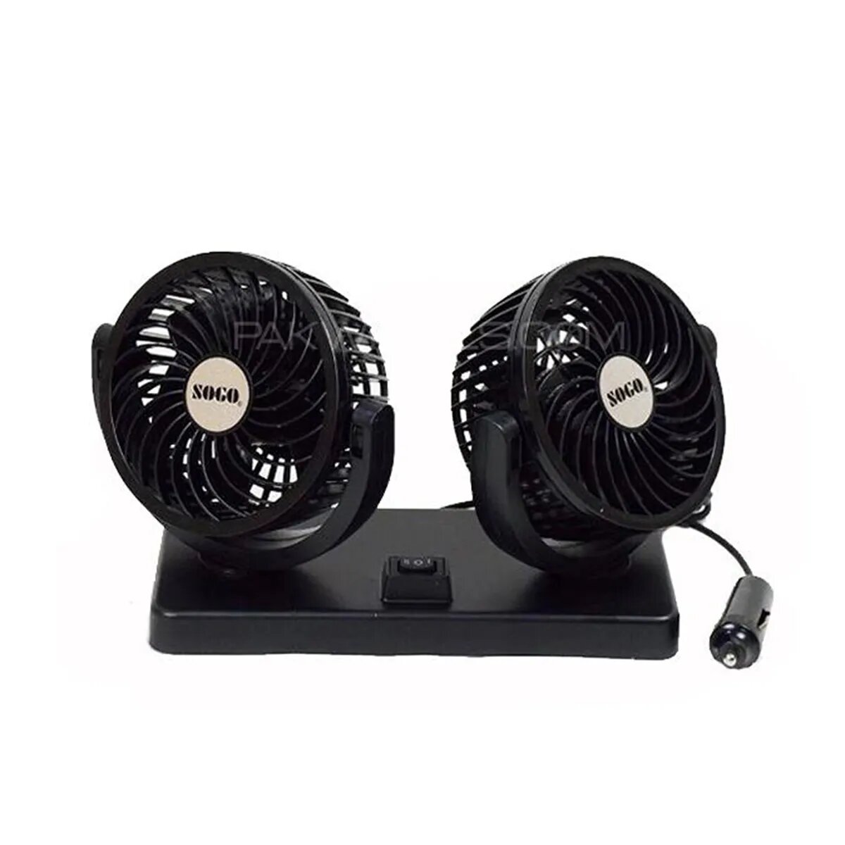 SOGO Car Dashboard Dual Fans 360 Degree Rotation 12V | Daraz.pk