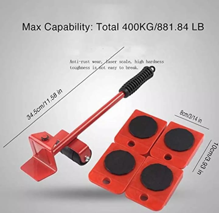 Furniture Moving Tool - Furniture Lifter Easy to Move Slider 5 Piece ...