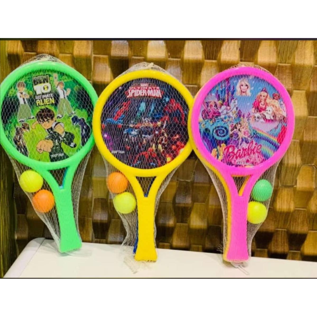 Plastic Racket Pair With 2 Balls Super Bouncy Racket For Boys And Girls ...