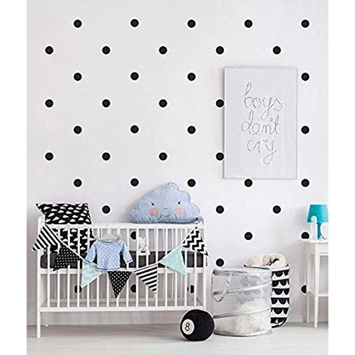 SmileArt Gold Polka Dots Wall Sticker Children Decal Art Home Decor ...