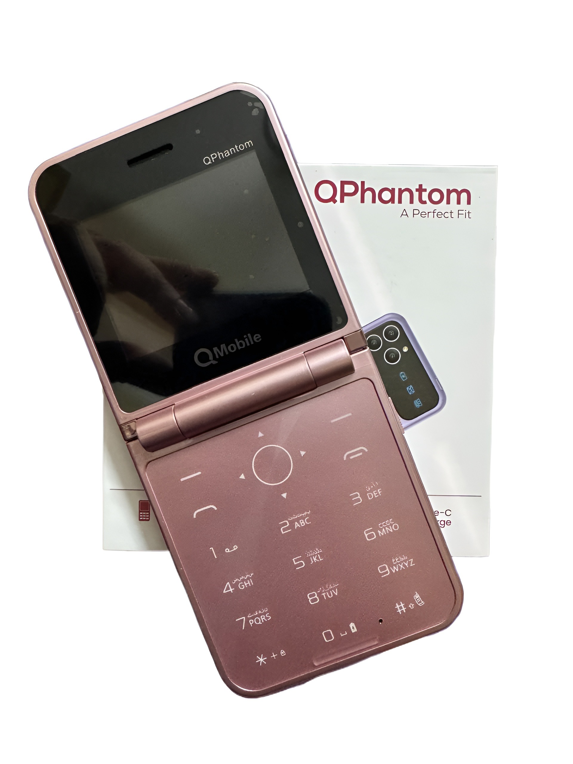 New Model QMobile QPhantom Best Flip Mobile In Town with 2.4 inch LCD ...