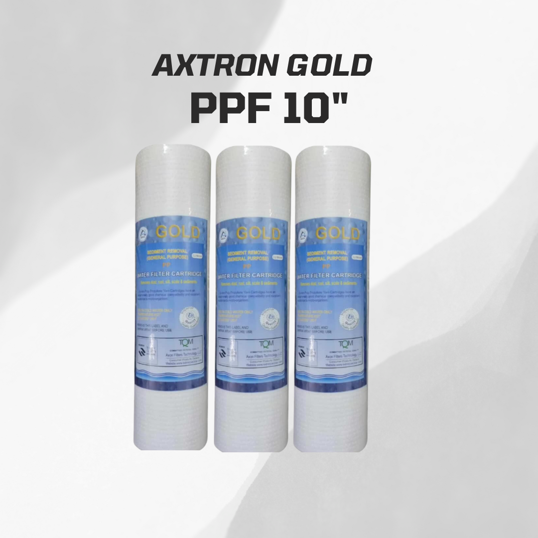 Pack of 3 water filter cartridge first stage replacement PPF 5 micron ...