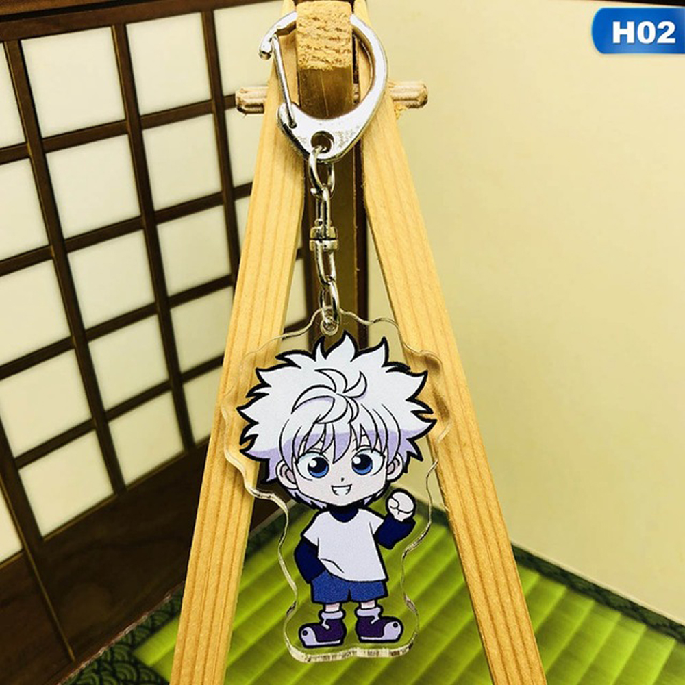 Cosplay Zoldyck Two-sided Anime Keyring Killua Key Chains HUNTER x ...
