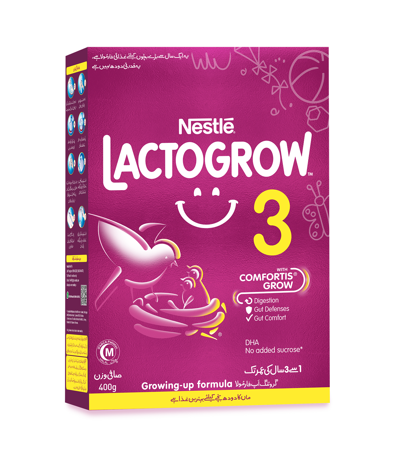 NESTLE LACTOGROW 3 Growing-up Formula Powder Milk 400g | Daraz.pk