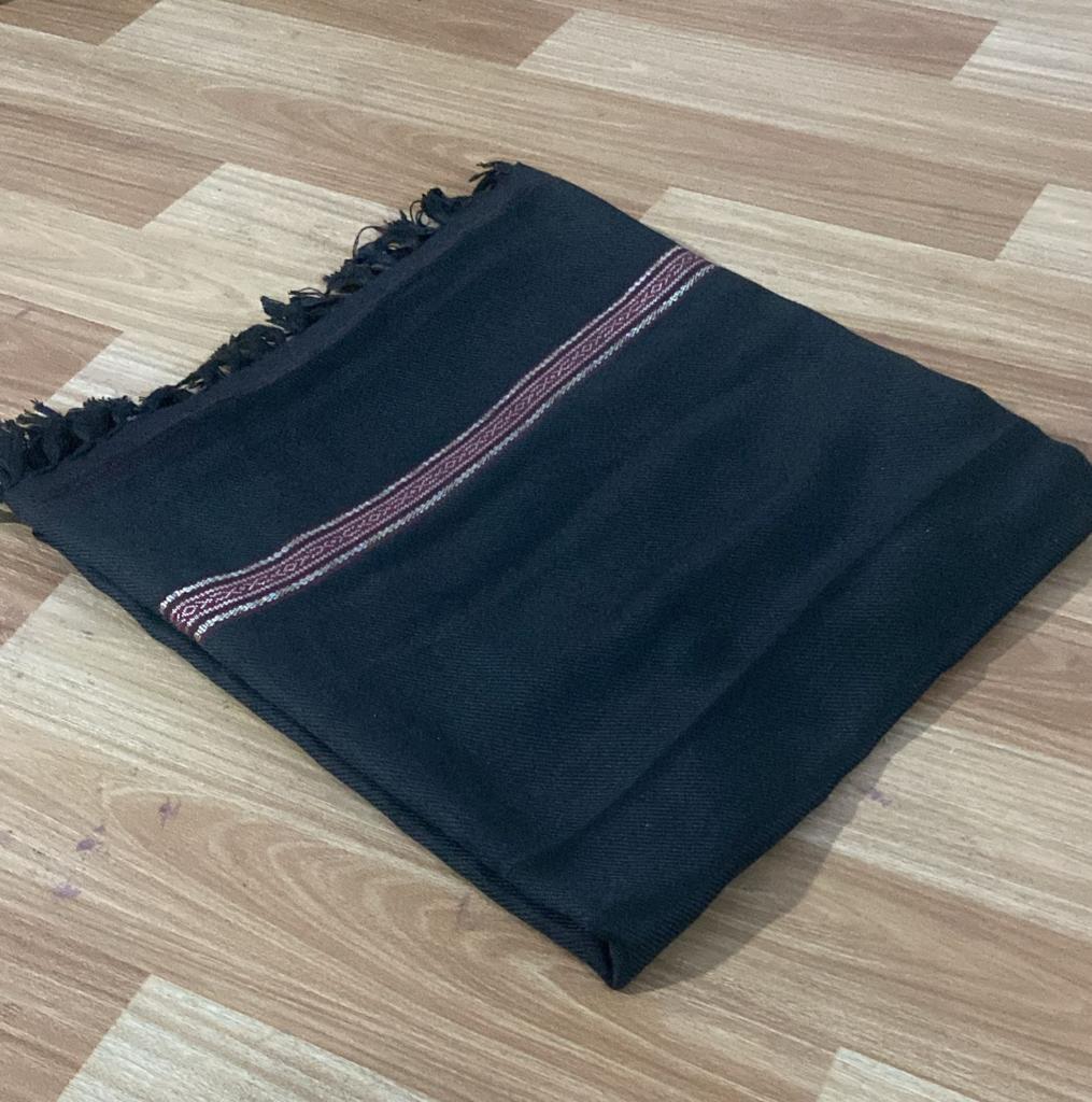 PREMIUM BLACK ACRO POLY WOOL SHAWL | Daraz.pk