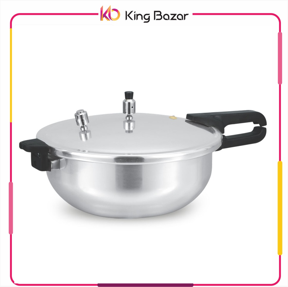 Sonex Karahi pressure cooker wok cooker aluminum heavy weight | Daraz.pk