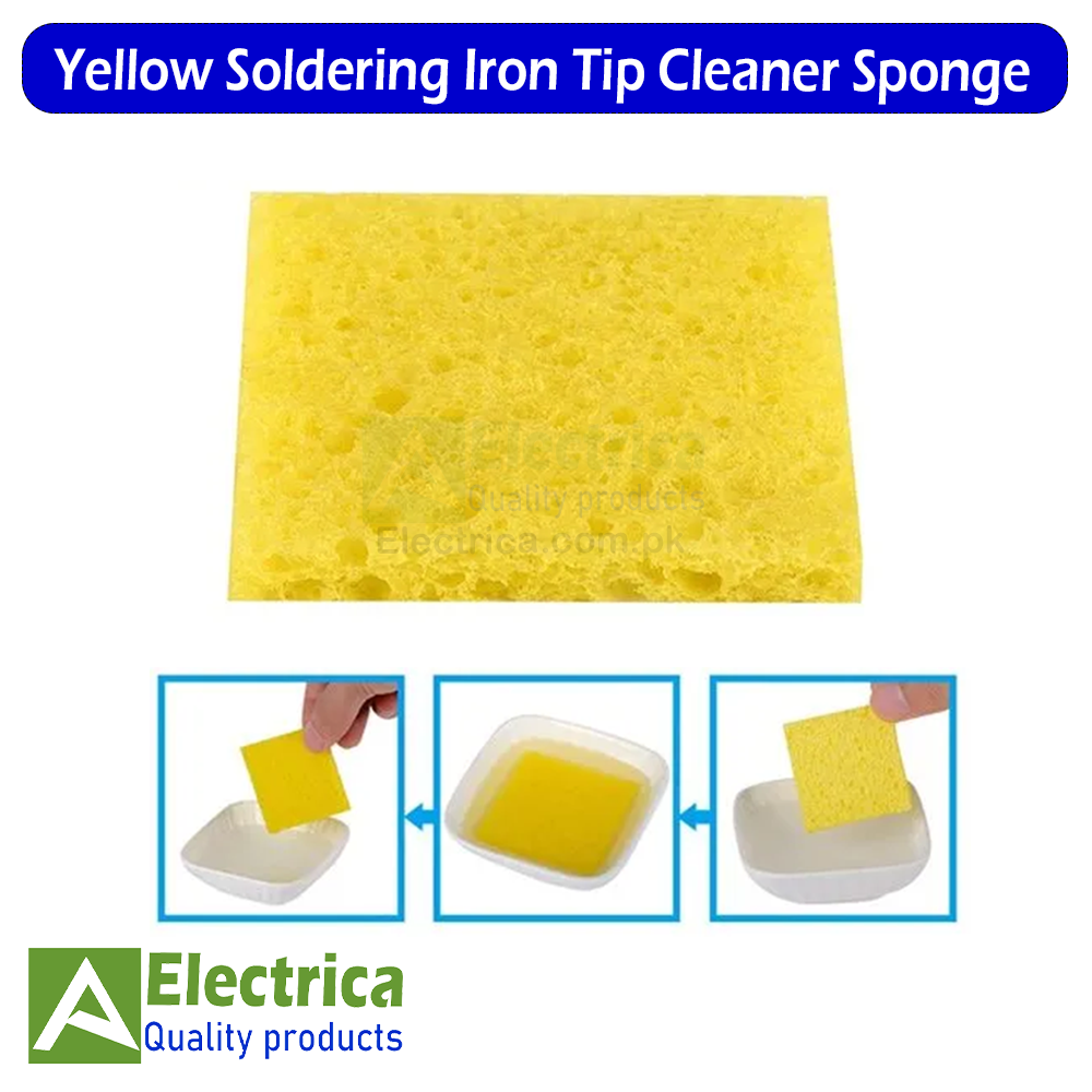Soldering Iron Bit/Tip Cleaning Sponge Cleaner High Temperature ...