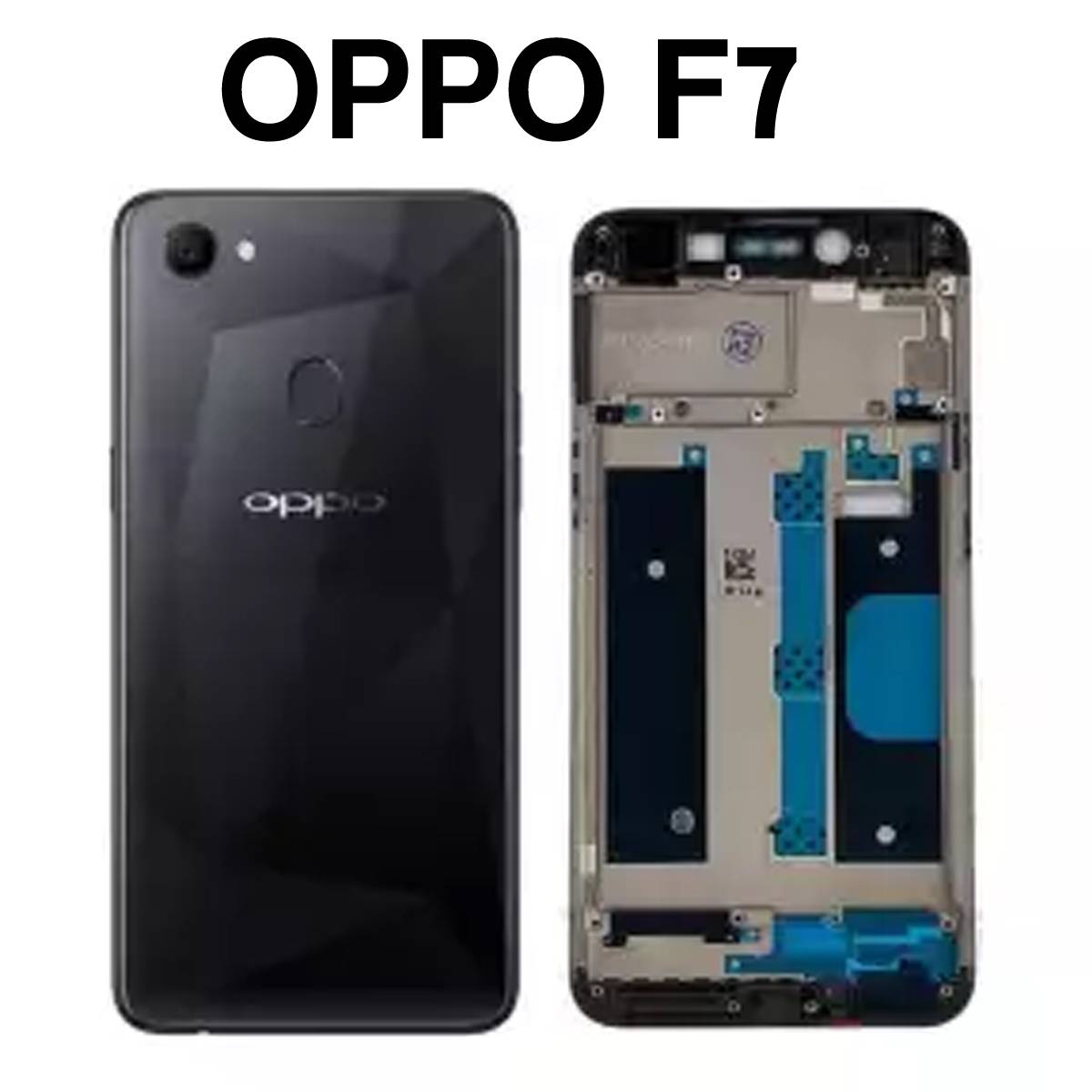 OPPO F7 Metal Housing Full Body Casing Replacement Parts Case With Side ...