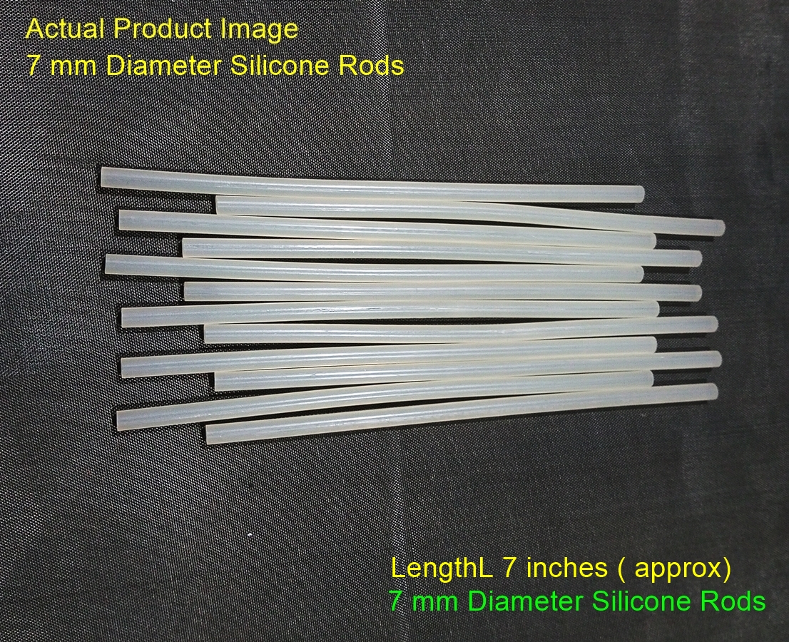 Pack of 8 ( 7 OR 11 mm Diameter ) Glue Gun Sticks Rod - Silicone Rods ...