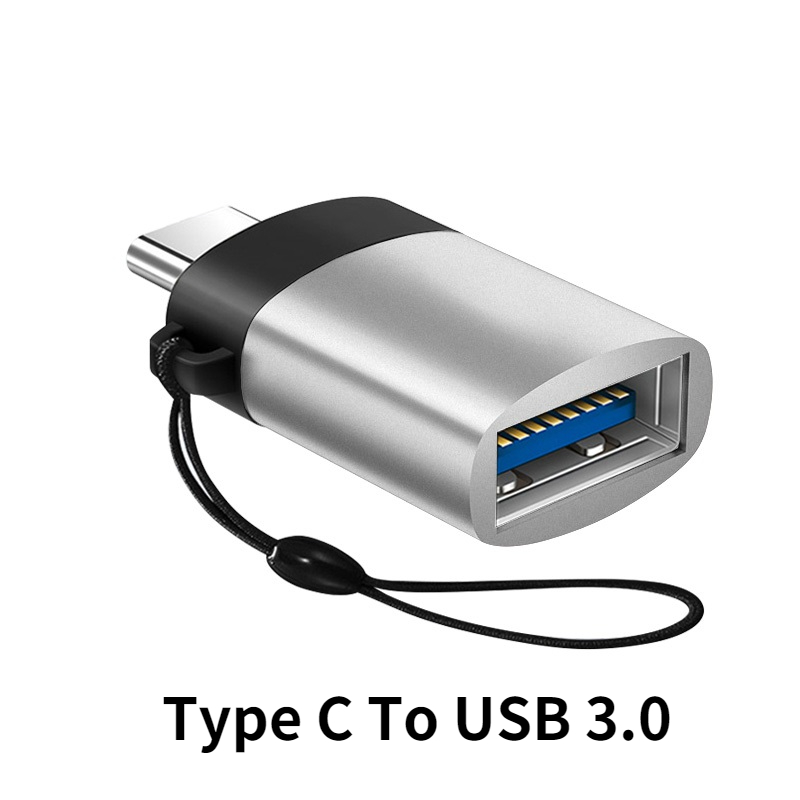 Type C To USB 3.0 OTG Adapter USB C Male To USB Female Converter For Macbook Air Pro Samsung S21 ...