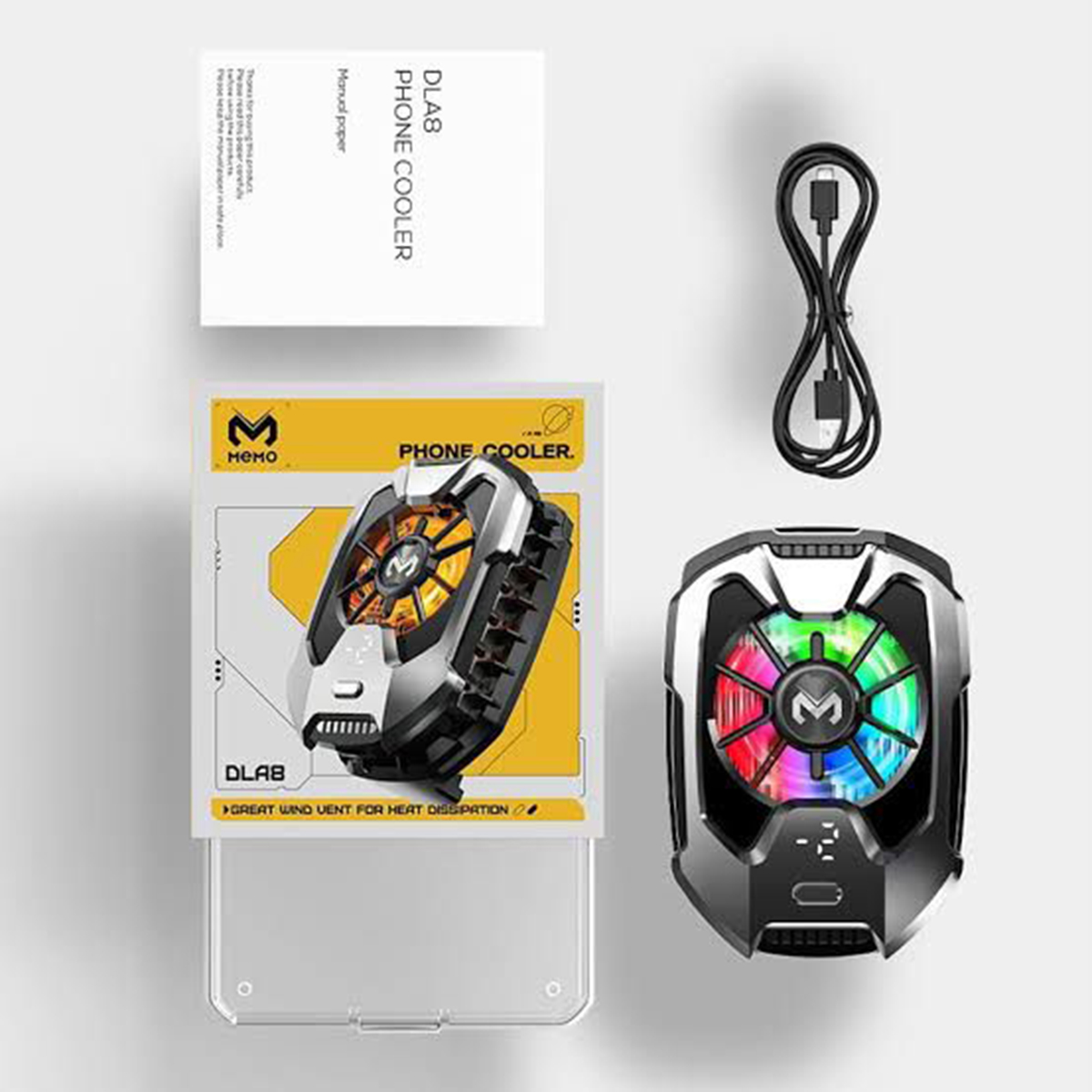 Memo DLA8 mobile phone cooler and radiator,Latest cooling technology ...