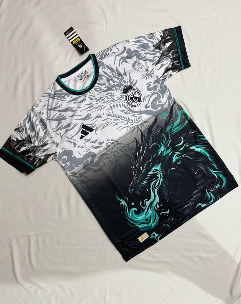 RONALDO REAL MADRID DRAGON FOOTBALL JERSEY | Daraz.pk