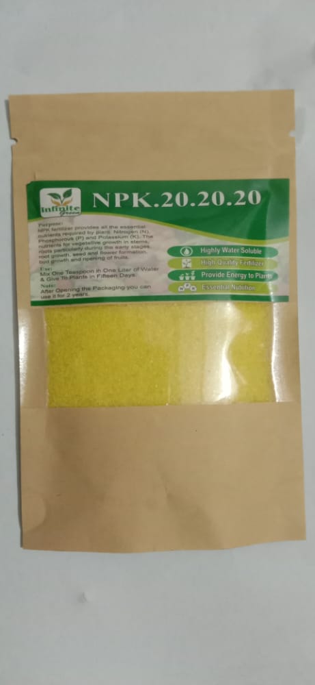NPK 20-20-20 Plant Food All Purpose Fertilizer (250 Gram) | Daraz.pk