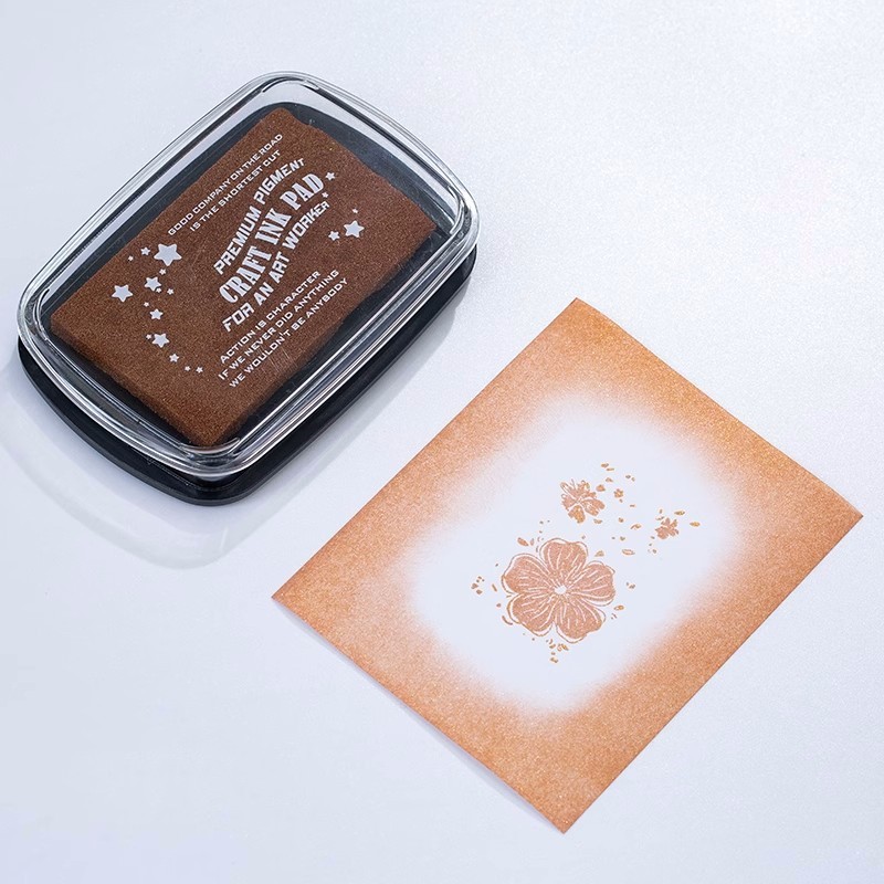 RHS Online Metallic Large Craft Ink Pad Inkpad Stamps for Paper ...