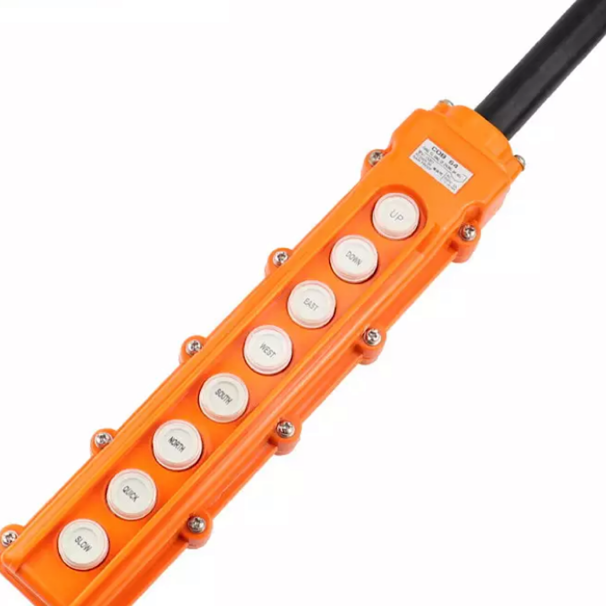 Rainproof For Truck Hoist Crane Pendant Control Station Push Button Switch UP-Down AC250V 5A ...